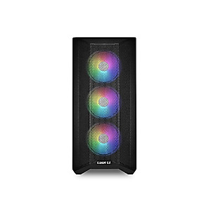 Lian-Li LANCOOL II Mesh RGB Tempered Glass ATX Case, Black