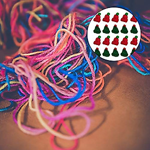 BESTOYARD 20pcs Mini Beanie Tiny Knit Hats for Crafts Handmade Mini Hat Tree Ornaments Miniature Knitted Hats Cute Doll Hat Small Santa Hats Decor Bottle Knitting Wool Cell Phone