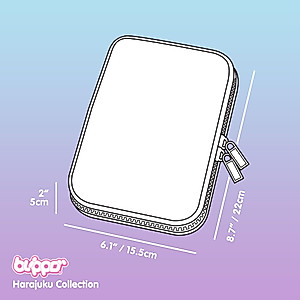 Blippo® Cute Pencil Case for Girls - Pink Pencil Case for School - Kawaii Pencil Case for Kids - Pencil Box for Girls’ School Stuff - Large Pencil Case Organizer Hard Shell - Kawaii School Supplies