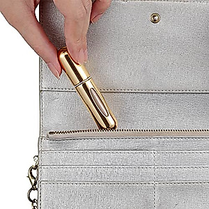 VONOVO Portable Mini Refillable Perfume Atomizer Bottle Atomizer Travel Size Spray Bottles Accessories 5 sets of 5ml/0.2oz