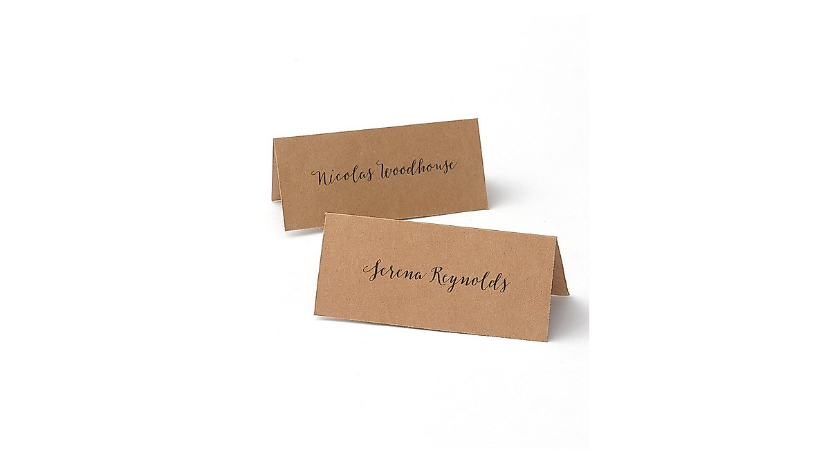 Kraft Printable Place Cards for Elegant Events | Gartner Studios