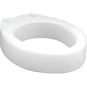 Carex Toilet Seat Riser, Elongated Raised Toilet Seat Adds 3.5 inches to Toilet Height, for Assistance Bending or Sitting, 300 Pound Weight Capacity Toilet Riser