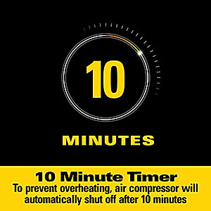 STANLEY FATMAX J7CS Portable Power Station Jump Starter: 700 Peak/350 Instant Amps, 120 PSI Air Compressor, 3.1A USB Ports, Battery Clamps