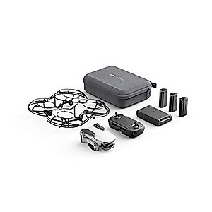 DJI Mavic Mini Combo - Drone FlyCam Quadcopter UAV with 2.7K Camera 3-Axis Gimbal GPS 30min Flight Time, less than 0.55lbs, Gray