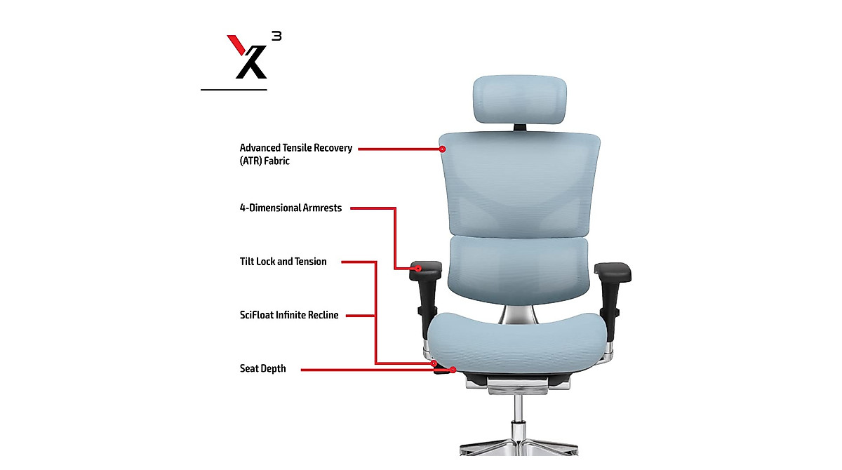 X-Chair X3 Office Chair: Ultimate Comfort & Support