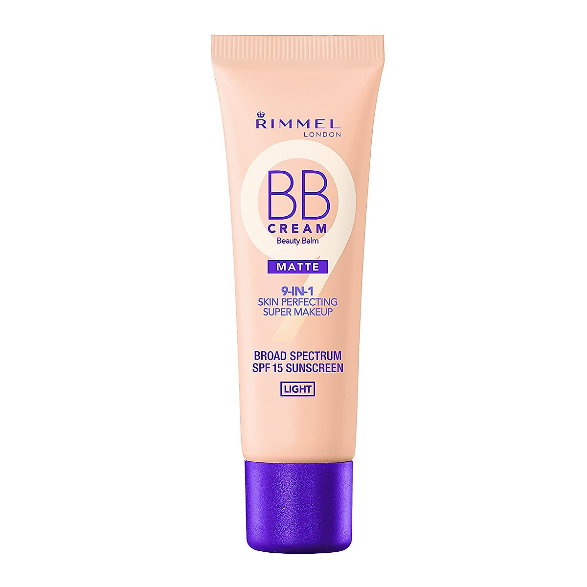 Rimmel London Match Perfection - 001 Light - BB Cream, Lightweight, SPF 25, Minimizes the Look of Pores, 1oz