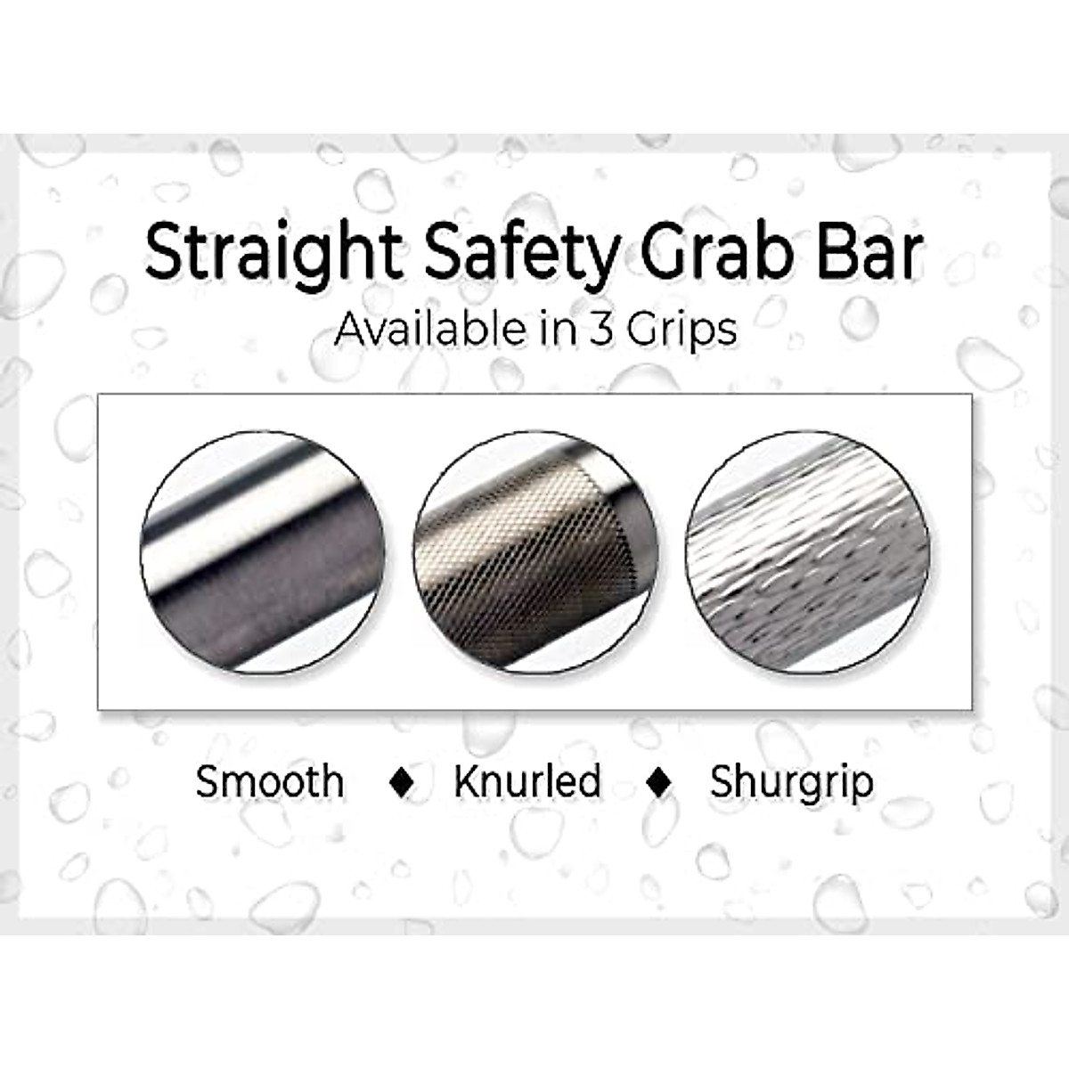 Grab Bar for Bathtub Shower - Stairs Bed Toilet Bathroom / Stand Assist & Safety Handrail / 304 Stainless Steel / Smooth / Oil Rubbed Bronze / 36"