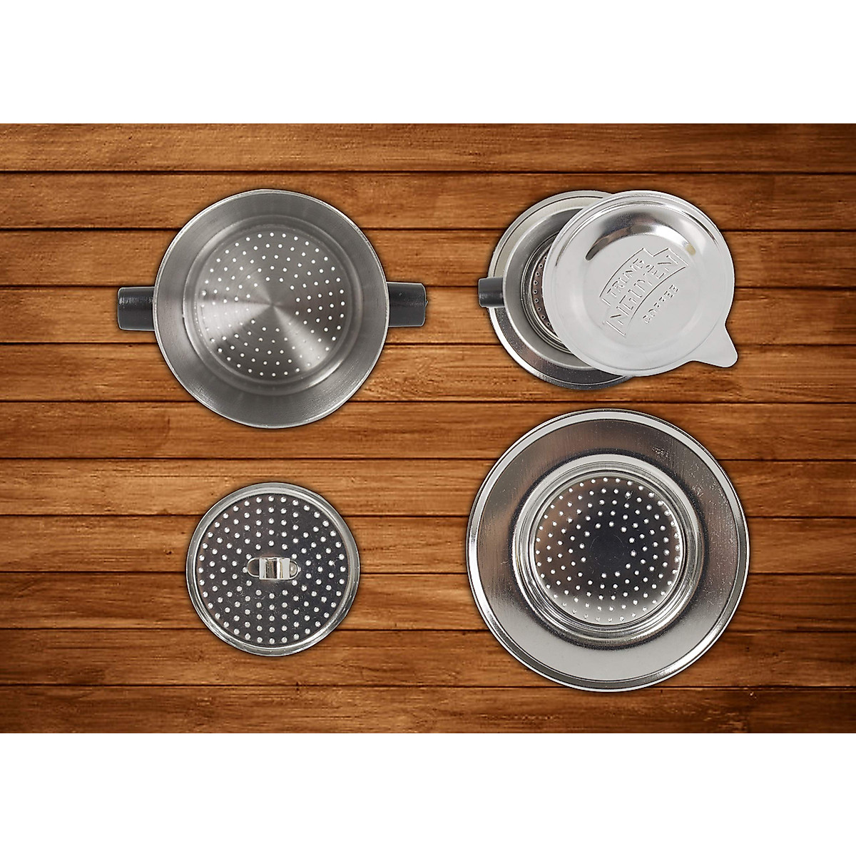 Vietnamese Coffee Filter | French Press Coffee Filter |Traditional Drip Coffee Reusable Inox Phin Filter Stainless Steel Cup Portable Coffee Maker Single-cup Serving For Camping Travel |Coffee Lover