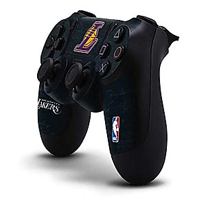 Skinit Decal Gaming Skin Compatible with PS4 Controller - Officially Licensed NBA Los Angeles Lakers Secondary Logo Design