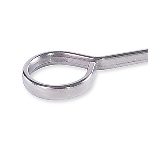 Stainless Steel Shish Kabob Flat Barbecue Grilling Skewers - 12" Flat Kebab Sticks Grill Tools BBQ Accessories (12 Pack)