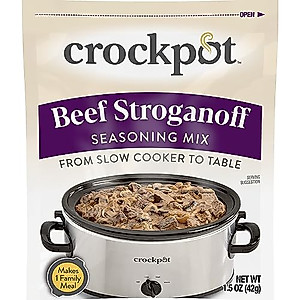 Crock-Pot Beef Stroganoff Seasoning Mix, 1.5 Ounce (Pack of 12)