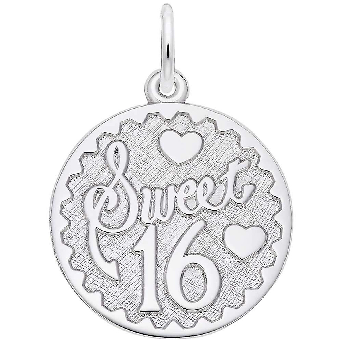 Rembrandt Charms Sweet 16 Charm, Sterling Silver