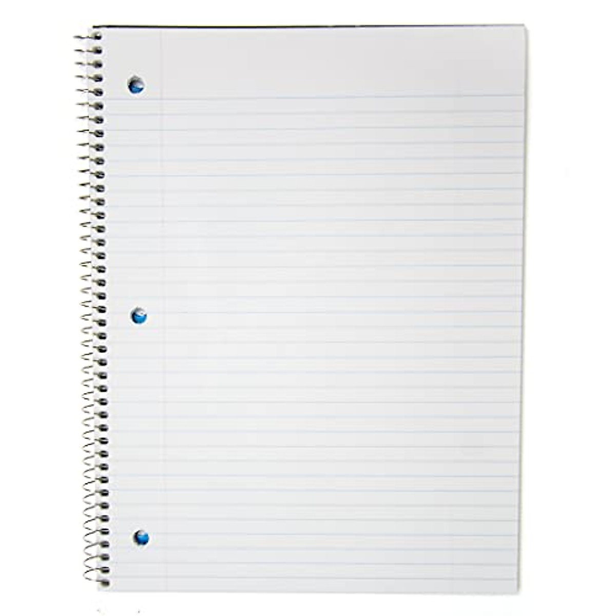Top Flight Standards 5-Subject Wirebound Notebook, 200 Sheets, 3-Hole Punched, College Rule, 10.5 x 8 Inches, 1 Notebook, Color May Vary (31820)