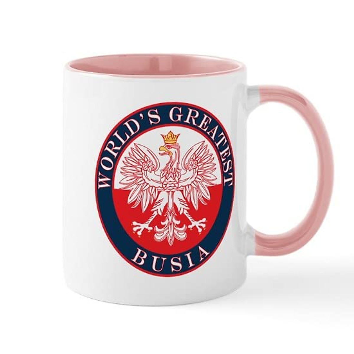 CafePress Round World's Greatest Busia Mug Ceramic Coffee Mug, Tea Cup 11 oz