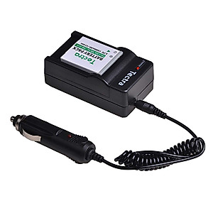 Tectra 2X NB-6L NB-6LH Battery + Charger Kit for Canon PowerShot SX530 HS, SX710 HS, SX700 HS, SX610 HS, SX600 HS, SX540 HS, SX510 HS, SX500 is, SX280 HS, SX270 HS, D30, S90