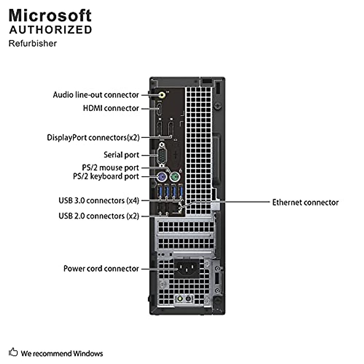 Dell OptiPlex 7040 Small Form Factor PC, Intel Quad Core i7-6700 up to 4.0GHz, 16G DDR4, 512G SSD, Windows 10 Pro 64 Bit-Multi-Language Supports English/Spanish/French (Renewed)