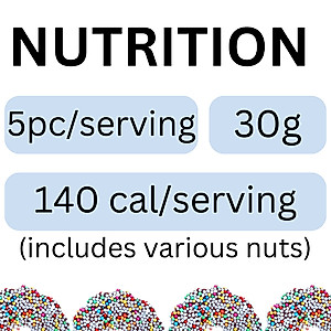 Needzo Hermann the German Chocolate Rings with Sprinkles, Ring Shaped Cookie Chocolates, Holiday Stocking Stuffers, Present Fillers, and More, 6.17 ounces