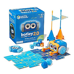 Learning Resources Botley The Coding Robot 2.0 Activity Set - 78 Pieces, Ages 5+, Coding Robot for Kids, STEM Toys for Kids, Early Programming and Coding Games for Kids, for Kids