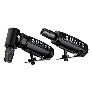 Sunex SX300 Tools Mini Right Angle And Straight Die Grinder Combo