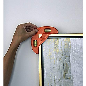 Johnson Level & Tool 118000 Picture Perfect Level, Orange, 1 Level