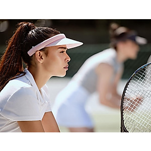 TopHeadwear Sports Cotton Twill Clip On Visor - Black