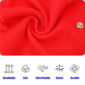 KISBINI Baby Footed Pajamas with Mitten Cuffs Unisex Cotton Snap-up Romper Jumpsuit Sleep and Play 0-12 Months Footies