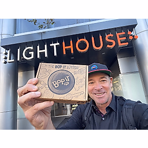 GETMOVIN SPORTS - BOP IT – Special 25th Anniversary Inventor Edition, Gift Ready Mailer Box, Retro Throw Back Colors, Perfect Family Game, for Adults, Kids, Girls, Boys, All Ages!