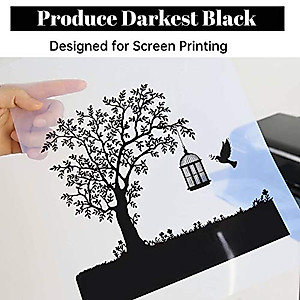 Koala Waterproof Inkjet Semi Transparency Film for Silk Screen Printing - 8.5x11 Inches 20 Sheets