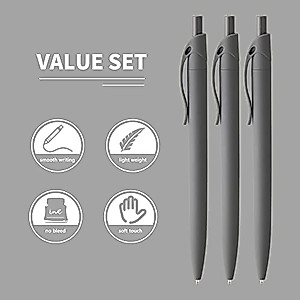 deegtran Pens Bulk, 50 Pack No Bleed Black Click Pens, Wholesale Retractable Ballpoint Pens, Pens Medium Point, Smooth Ink Pens, 1.0MM Black Ink