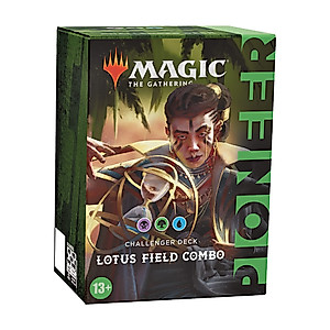 Magic: The Gathering Pioneer Challenger Deck 2021 – Lotus Field Combo (Black-Green-Blue), 13+ years