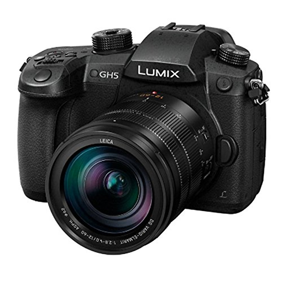 Panasonic LUMIX GH5 20.3MP 4K Mirrorless Digital Camera 12-60mm f2.8-4.0 ASPH Leica Lens (Renewed)