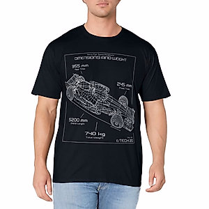 Formula Racing Car Schematic Engineer Team Fan T-Shirt