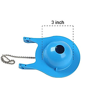 Hibbent 2 pcs Toilet Flapper Replacement, Compatible with Gerber 99-788 and Lowes AquaSouce Original 3" Flapper Replacement for 1.28 GPF Toilets (98923, 312795, 352027, 395280, 12293)-Water Saving