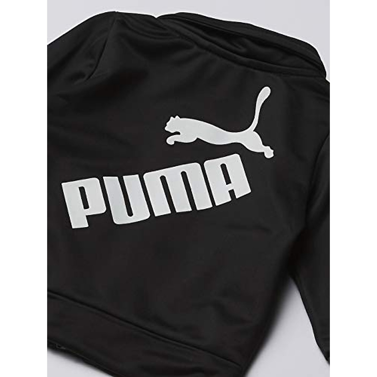 PUMA Boys' Track Jacket & Pant, Black, 0-3M