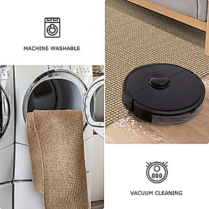 KOZYFLY Boho Hallway Runner Rug 2x5 ft Washable Hallway Carpet Runner Natural Rubber Backed Kitchen Rug Cotton Entryway Runner Rugs Floor Rugs for Kitchen Bathroom Entryway Bedroom