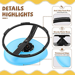 Zhenx Spinning Chair for Kids, Autism Kids Swivel Chair, Kids Sensory Chair, Spinning Chair for Autistic Kids & ADHD Children, Sit and Spin Training Body Coordination(Blue)