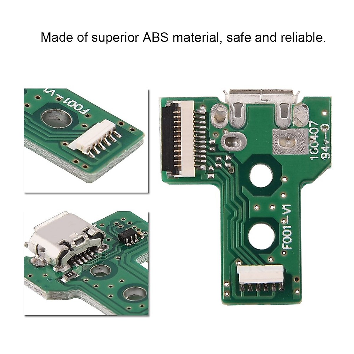Micro USB Charging Port Socket Board Replacement for Sony Playstation 4 PS4 Game 3rd Generation Controller