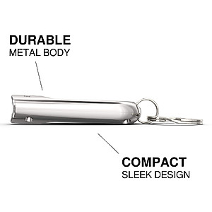 LED Keychain Flashlight By Energizer - Bright, Durable Metal Body, Drop-Resistant, Ultra Compact Keychain Light, Batteries Included