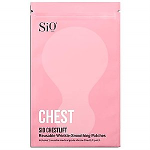 SiO Beauty ChestLift Silicone Chest Anti-Wrinkle Patches (2 Weeks Supply) - Reusable Overnight Smoothing Decollette Pad - Anti-Aging Patch For Neck & Cleavage Patch For Neck & Cleavage