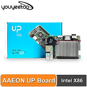 AAEON UP Board 4GB RAM/64GB EMMC - a Win10 Development Board Compatible with Raspberry Pi HAT Support Linux & Android OS
