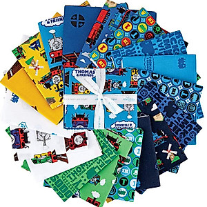 All Aboard with Thomas & Friends 18 Fat Quarter Bundle by Riley Blake Designs