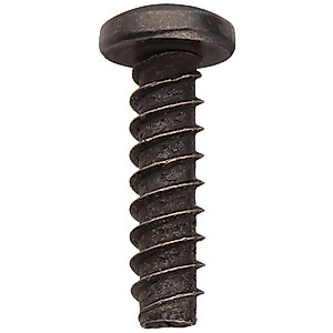 Small Parts 1012LPPB Steel Thread Rolling Screw for Plastic, Black Oxide Finish, Pan Head, Phillips Drive, #10-14 Thread Size, 3/4" Length (Pack of 50)