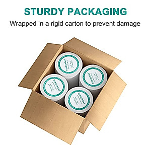 Tordorday Bluetooth Thermal Label Printer, 4 Rolls Thermal Labels with Bluetooth Shipping Label Printer for Shipping Packages