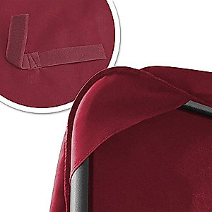 Porch Swing Canopy, Replacement Waterproof Swing Top Cover, Garden Swing Seat Replacement Canopy Sun Shade Awning Cover Outdoor Patio Ham-Mock Swing Canopy (Wine)