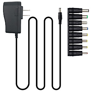 EIKS AC/DC Wall Adapter Replacement Power Supply - 7.5V 1A - Tip:5.5 x 2.5mm / 5.5 x 2.1mm with Positive Center