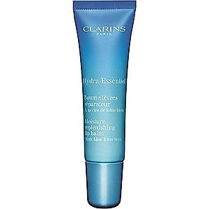 Clarins Hydra-Essentiel Moisture Replenishing Lip Balm | Moisturizes, Soothes and Protects | Visibly Plumps | All Skin Types | 0.4 Ounces