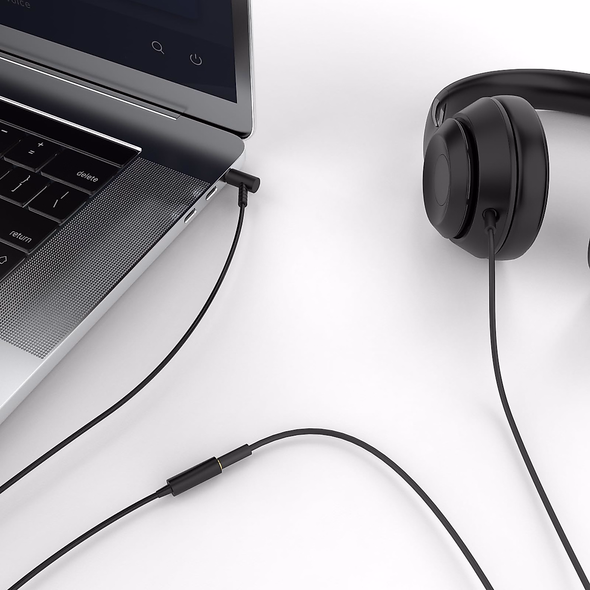 Headphone Extension Cable Compatible with Bose QuietComfort QC45 QC35II QC35 QC25 NC700 Headphones, 3.5mm Male to Female Stereo Audio Cable for Phone, PS4, Switch, Tablets (4ft)