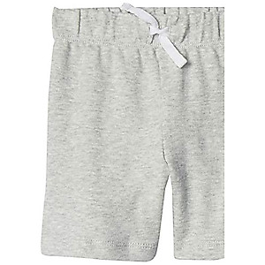 Amazon Essentials Unisex Babies' Cotton Pull-On Shorts, Pack of 3, Blue/Grey, 18 Months