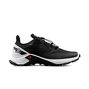 SALOMON Men's Calzado Bajo Supercross Blast Trail Running Shoes, Black/Black, 10.5 UK