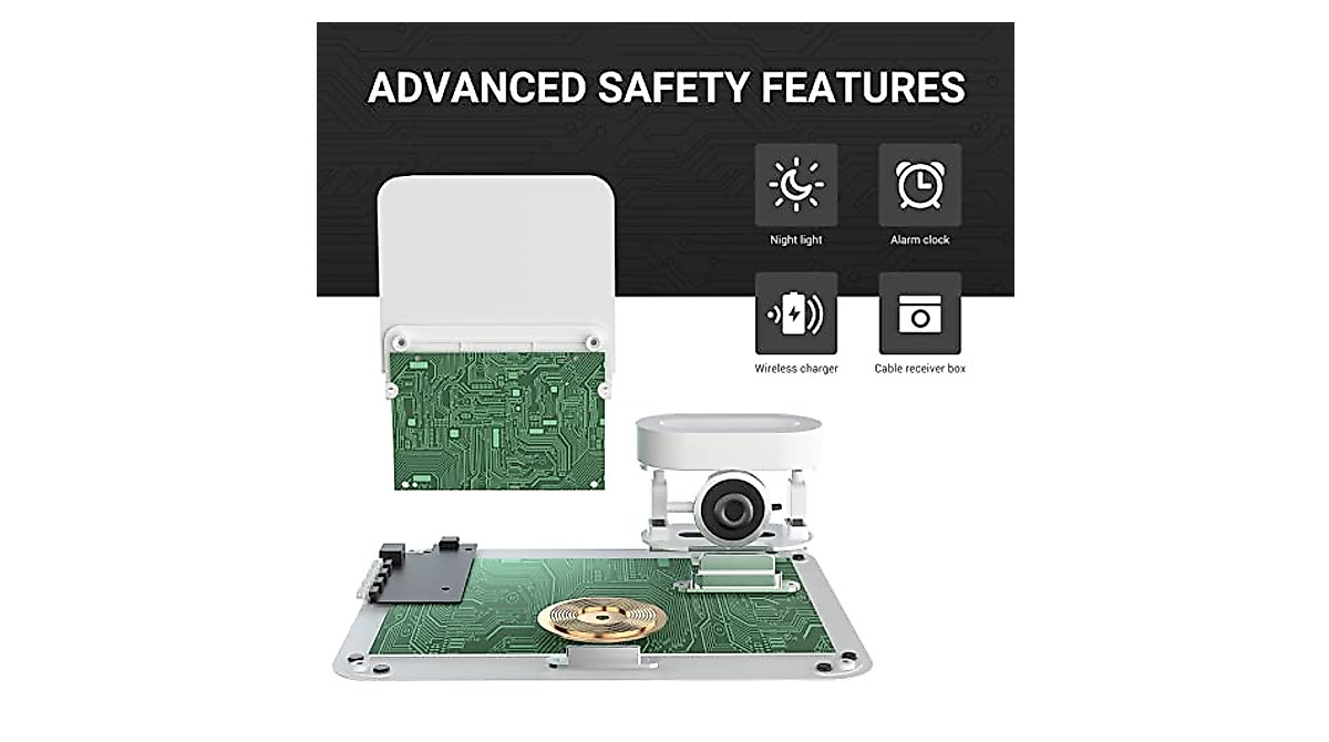 COLSUR 3-in-1 Wireless Charging Station | Alarm Clock & Lamp